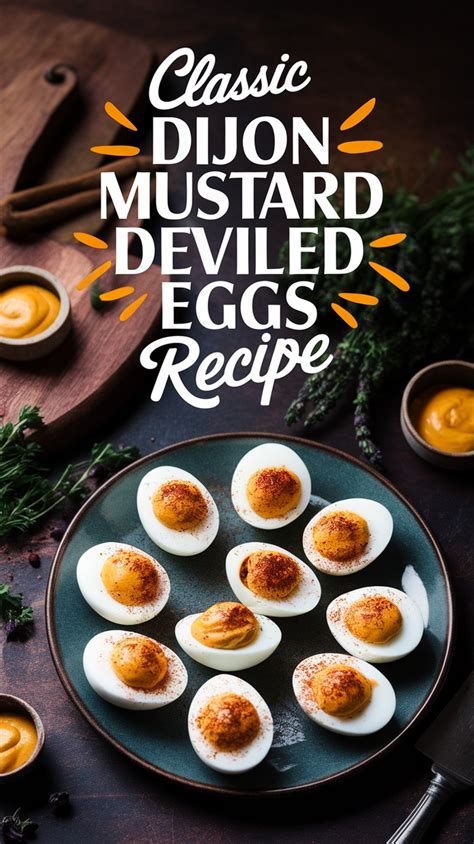 Classic Dijon Mustard Deviled Eggs Recipe