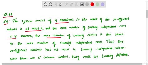 Solvedconsider A 5 ×5 Matrix A And A Vector V⃗ In ℝ5 Suppose The
