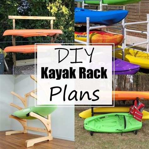14 Diy Kayak Rack Plans For Boat All Sands
