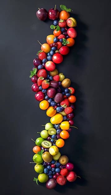 Nutrigenomics Dna Fruitful Advances In Health Science Premium Ai Generated Image