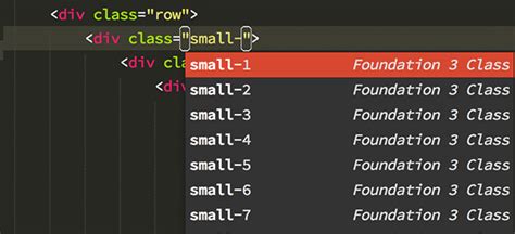 Foundation 6 Autocomplete Packages Package Control