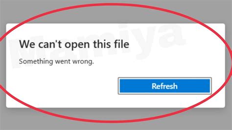 PDF Fix We Can T Open This File Something Went Wrong Problem Solve In