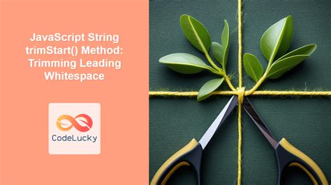 Javascript String Trim Method Trimming Whitespace Codelucky