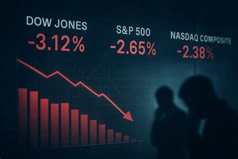 Stock Market Plunges Dow Drops 500 Points Amid Broad Sell Off And