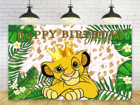 Sopak El Telón De Fondo Del Rey León Para Decoraciones De Fiesta De
