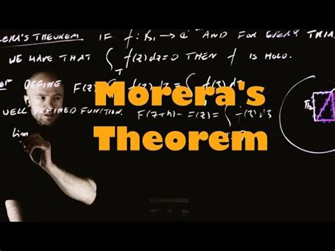 Morera S Theorem YouTube