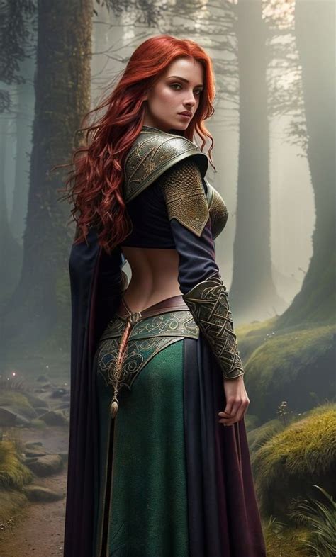 Solve Redhead Goddess Jigsaw Puzzle Online With Pieces