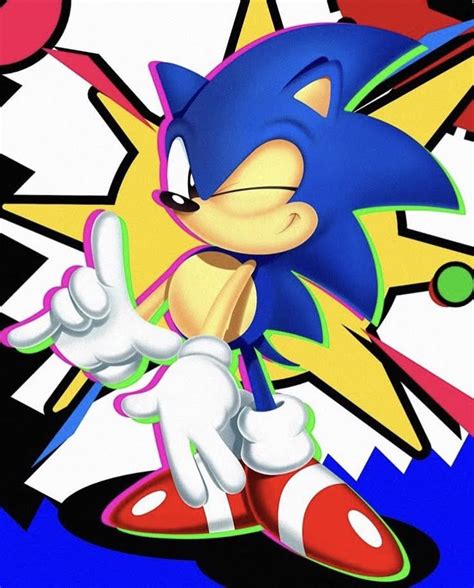 Retro Sonic The Hedgehog