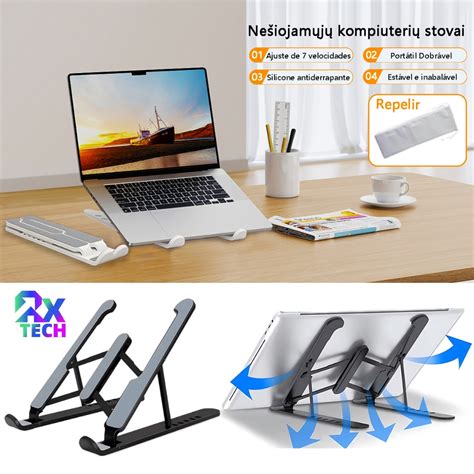 4 Estilos Suporte Base Para Notebook De Mesa Universal E Tablet Dobrável Materiais De Alumínio
