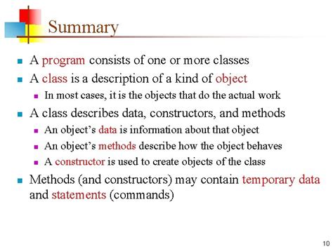 Classes And Objects In Java Classes And Objects