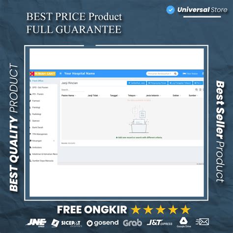jual source code web rs rumah sakit apotik apotek klinik farmasi php