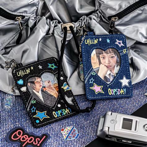 Holder Card Denim Y2k Oppsday Móc Thẻ Treo Ảnh Thần Tượng Shopee Việt Nam