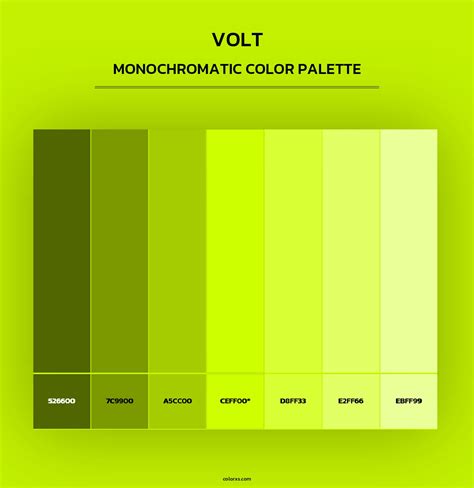 Volt Color Palettes