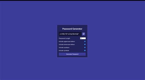 GitHub Its Anurag P Password Generator A Strong Password Generator Through HTML CSS JS