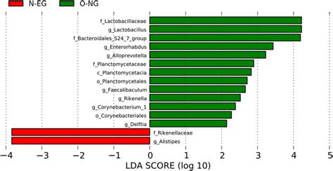 Bar Graph Of Lda For Lefse Analysis Of Pregnant Women Lda Linear Download Scientific Diagram