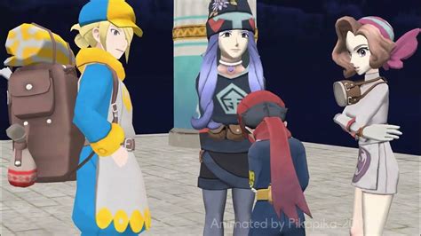 Pokémon Legends Arceus Mmd Melli Pushed Rei Youtube