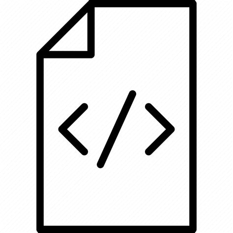 Code Coding Development Document Script Sourse Icon Download On Iconfinder