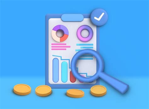 Premium Vector Business 3d Illustration Or Business Growth Data