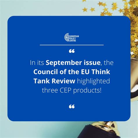 Cep Products Featured At Council Of The Eu Think Tank Review👇👇👇 Srdjan Majstorovic