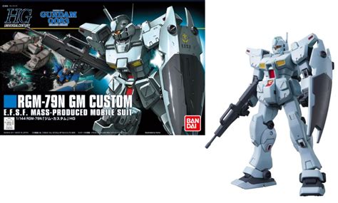 Gundam Hguc 1 144 Gm Custom Model Kit Model Kit Bandai Model Kit Gundam