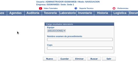 Examen Por Procedimiento Isismaweb