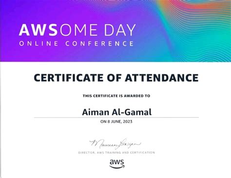 Aiman Al Gamal On Linkedin Awsomeday Aws