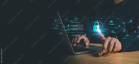 User Authentication System With Username And Password Cybersecurity Conceptglobal Network