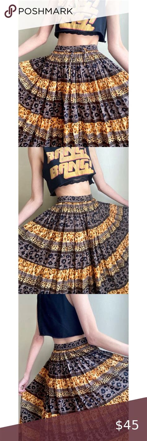 Vintage Leopard Skirt