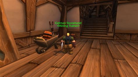 Mining Trainer Locations Mop Classic Warcraft Tavern