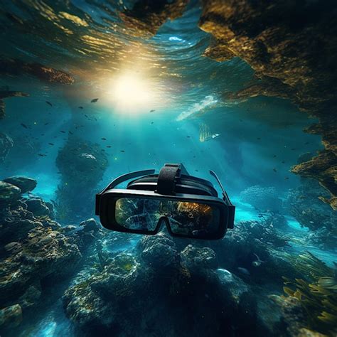 Premium Ai Image Vr Glasses Background Game Future
