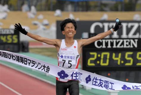 マラソン日本新記録、鈴木健吾「びわ湖毎日」v 2時間4分台の快挙 Spread