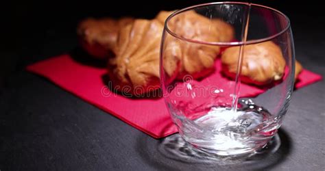 A Poured Glass Of Clean Drinking Water Stock Footage Video Of Cookie