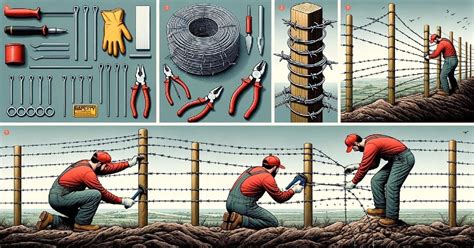 How To Install Barbed Wire Fence Step By Step Guide Barbed Wire