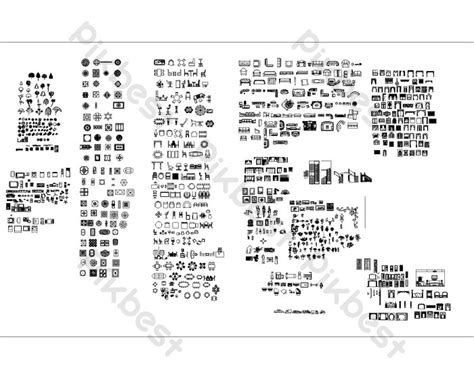 Cad Full Library Decors And 3d Models Dwg Free Download Pikbest