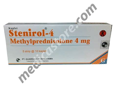 Stenirol 4 Mg Kaplet Harga Manfaat Kandungan Dosis Indikasi