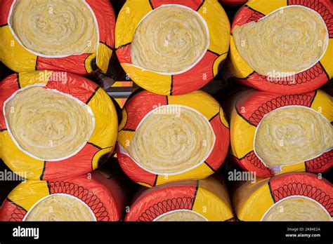 Thermal Insulation Material Rolled For Cladding Facade Of Walls High Density Water Absorption