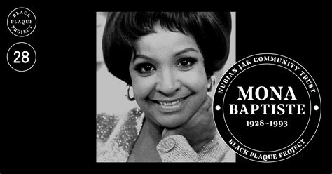 Mona Baptiste Black Plaque Project