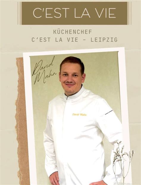 Im Gourmet Restaurant Cest La Vie In Leipzig übernimmt David Mahn Hotelier De