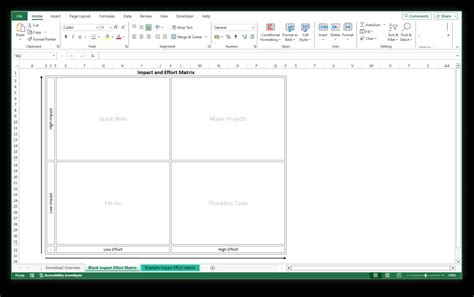 Impact And Effort Matrix Template Learn Lean Sigma