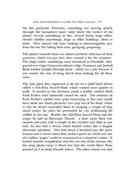 Hitchhikers Guide To The Galaxy Pdf