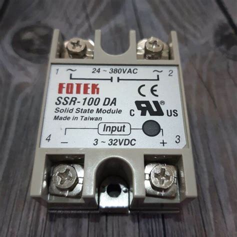 SSR Solid State Relay 100A Fotek SSR 100DA 100 Ampere 24 380V 220V AC