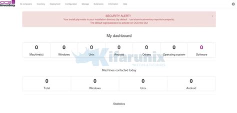Install OCS Inventory Server On Ubuntu 22 04 20 04 Kifarunix