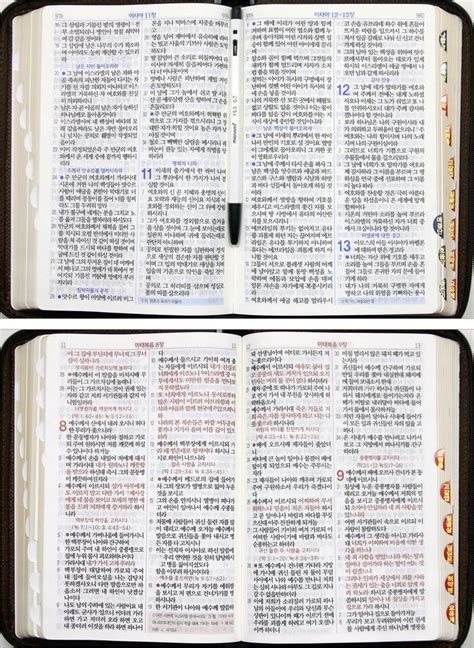 홀리바이블 성경전서 개역한글 H72hb 단본 색인 Bt지퍼 우피초코 두란노몰