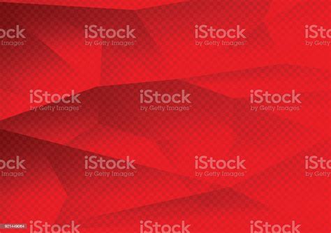 Red Color Polygon Abstract Background Technology Modern Vector