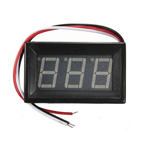 Aliexpress Buy Mini Digital Voltmeter Panel Meter LED Voltage