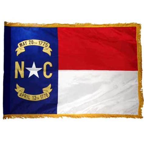 North Carolina Indoor Flag 3x5 Nylon Shop North Carolina Flags