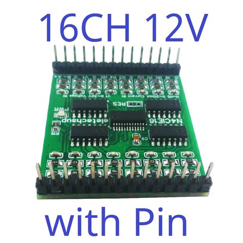 N4cie16 12v 16ch Current Voltage Analog Collector 20ma 30v Adc Rs485
