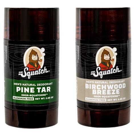 Dr Squatch Natural Deodorant For Men Odor Squatching Men