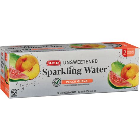Heb Sparkling Water Unswt Peach Guava 1 Pz H E B México