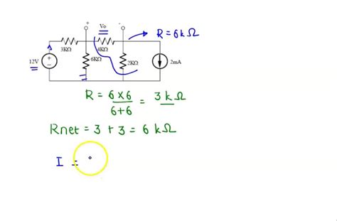 Solved Using Source Transformation Method To Find Vo In The Circuit